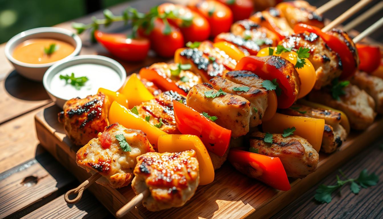 Fibromyalgia Recipe Chicken Kebabs with Bell Peppers