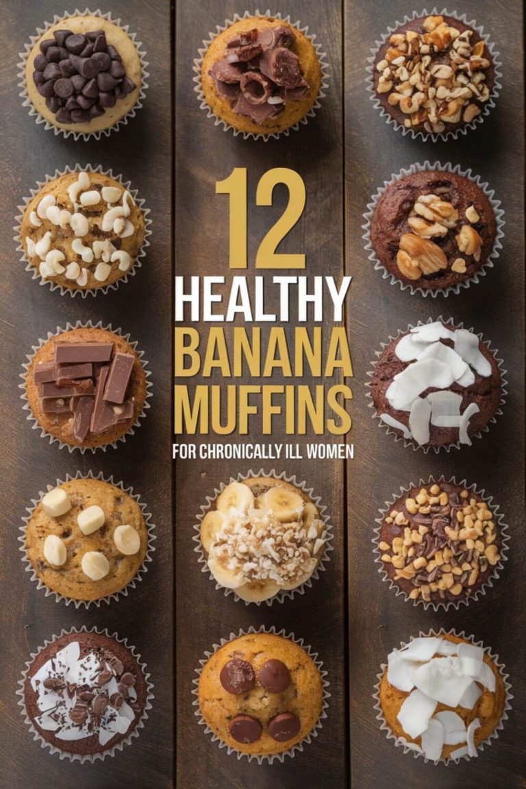 12 Healthy Banana Muffins for Chronically Ill Women